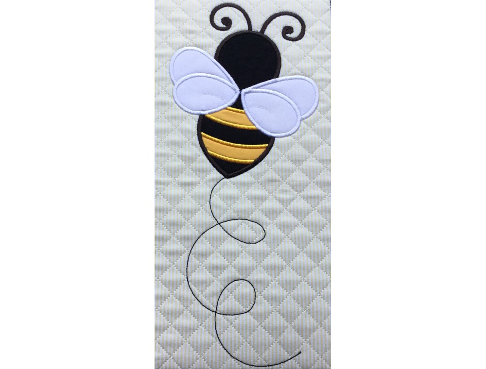 Bee Applique set, Applique,Digital download